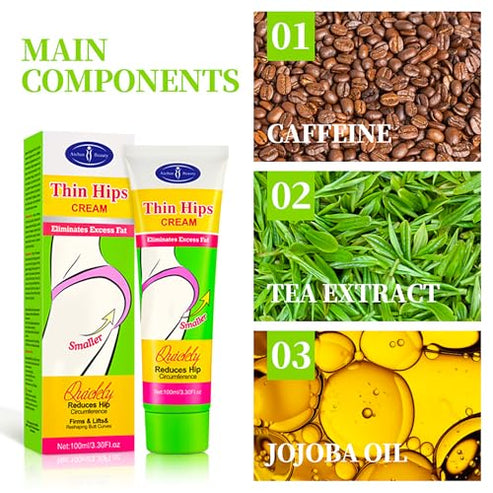 AICHUN BEAUTY Thin Hips Cream Eliminates Excess Fat Reduces Hip Circum ...